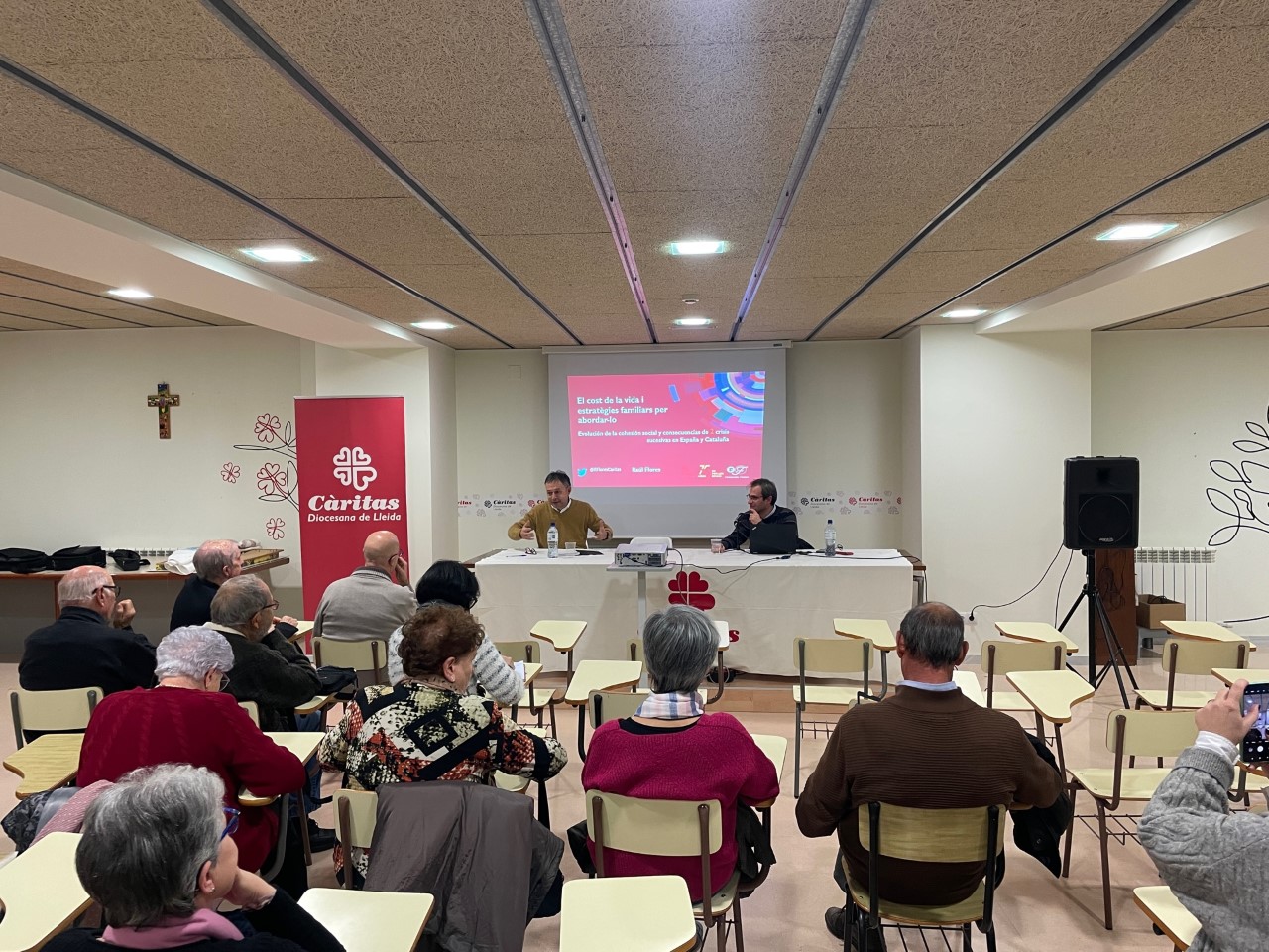 Presentación de un estudio en Càritas sobre el coste de la vida | Diócesis de Lleida